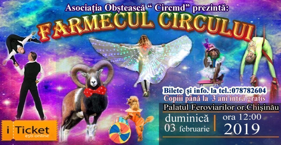 Farmecul Circului – Palatul Feroviarilor — iTicket