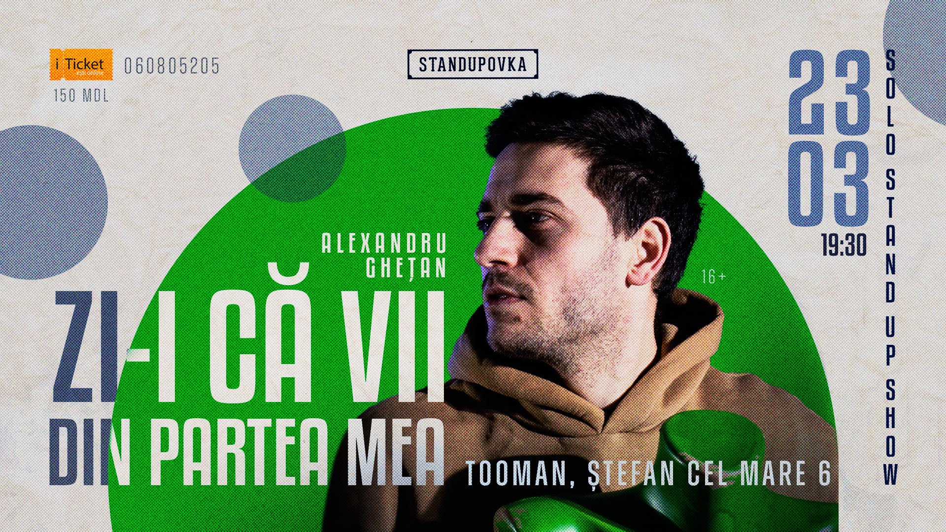 Alexandru Ghețan - Zi-i că vii din partea mea - iTicket