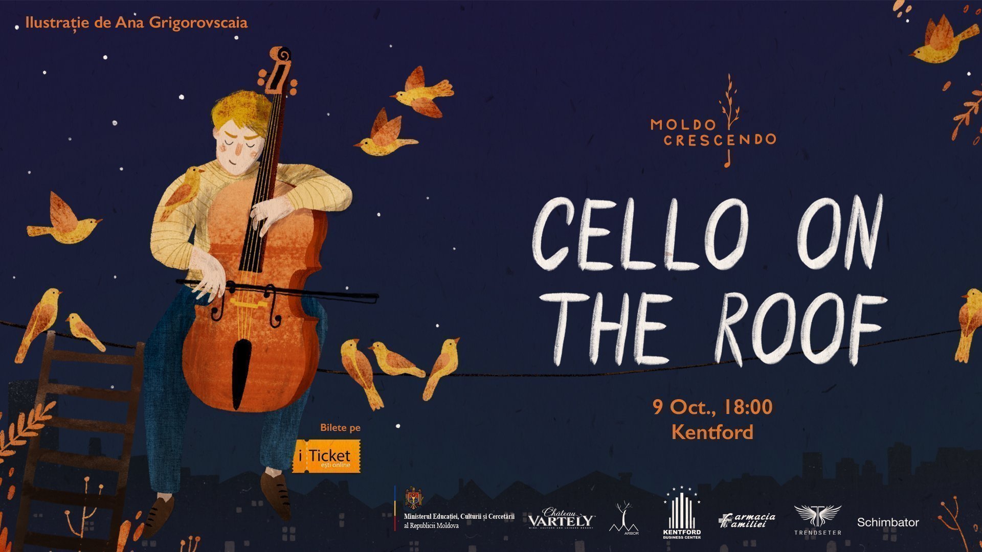 Moldo Crescendo - Cello on the roof - iTicket